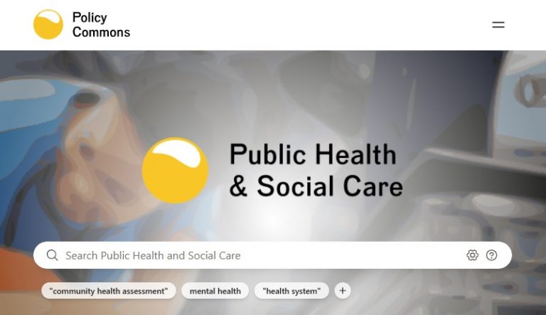Policy Commons - a new grey literature resource available from Senate ...